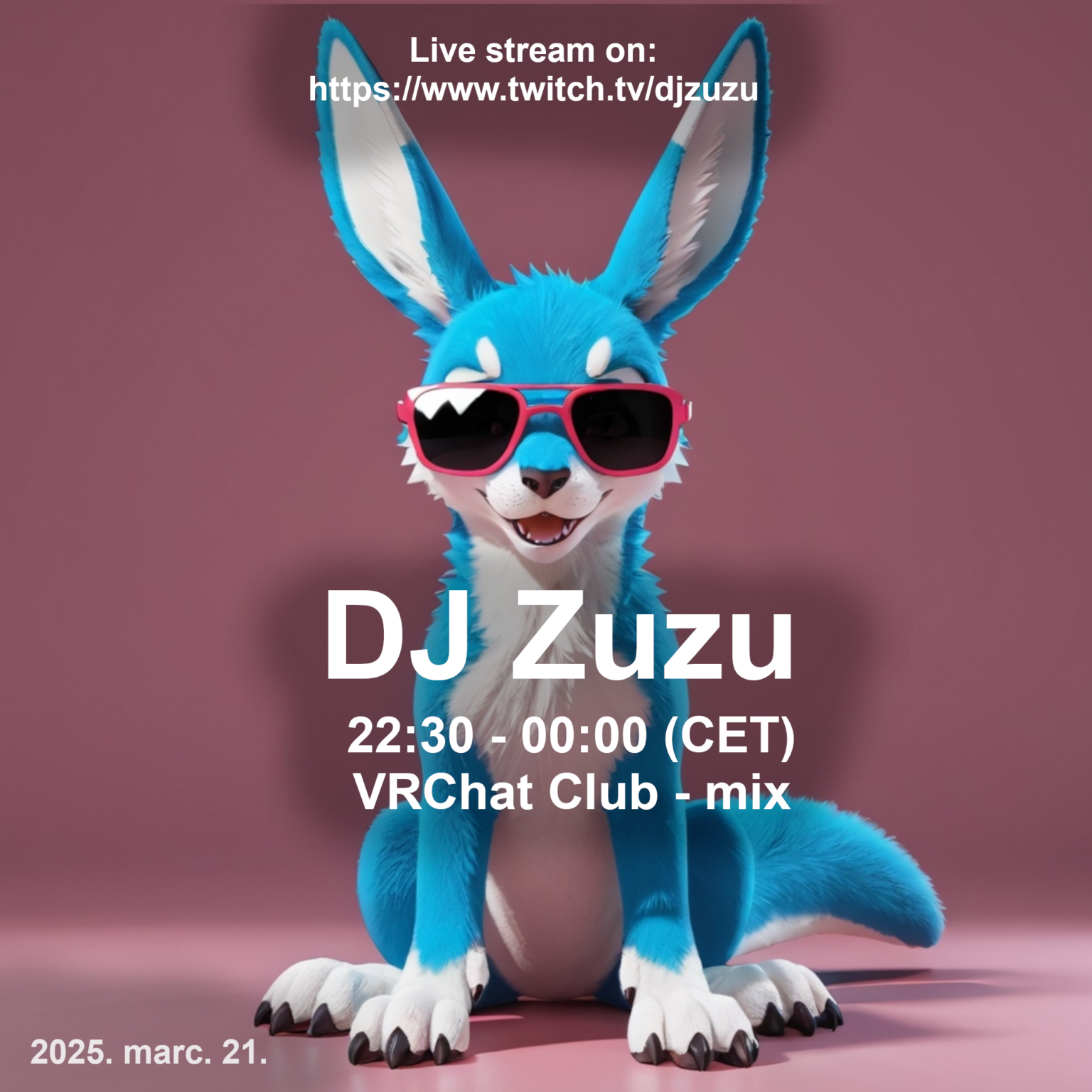 Dj Zuzu – VRChat Club – mix – 2025-03-21