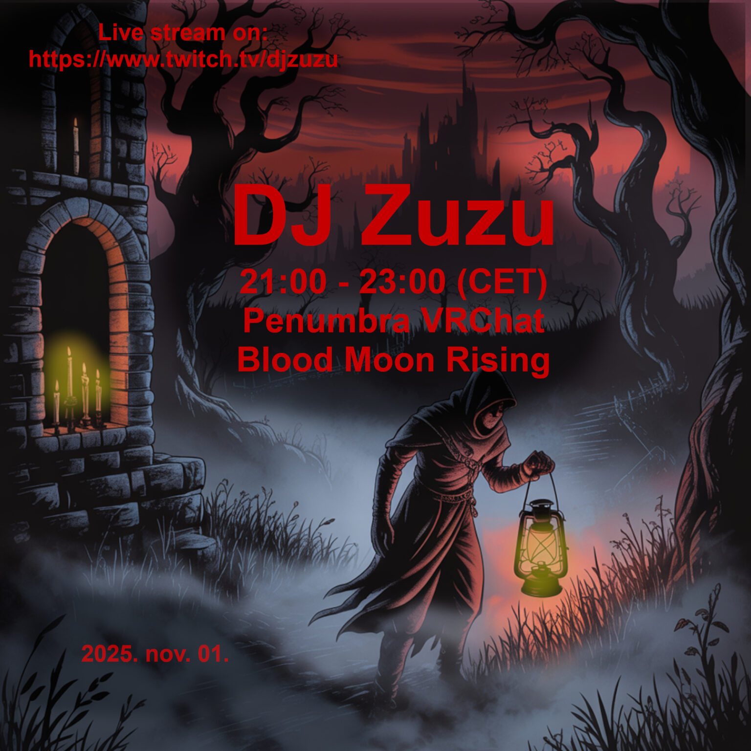 Dj Zuzu – Penumbra VRChat Blood Moon Rising – mix – 2025-11-01
